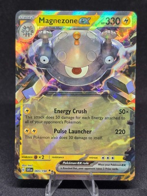 Pokemon TCG Magnezone Ex 065/198 Scarlet & Violet Double Rare Holo NM ...