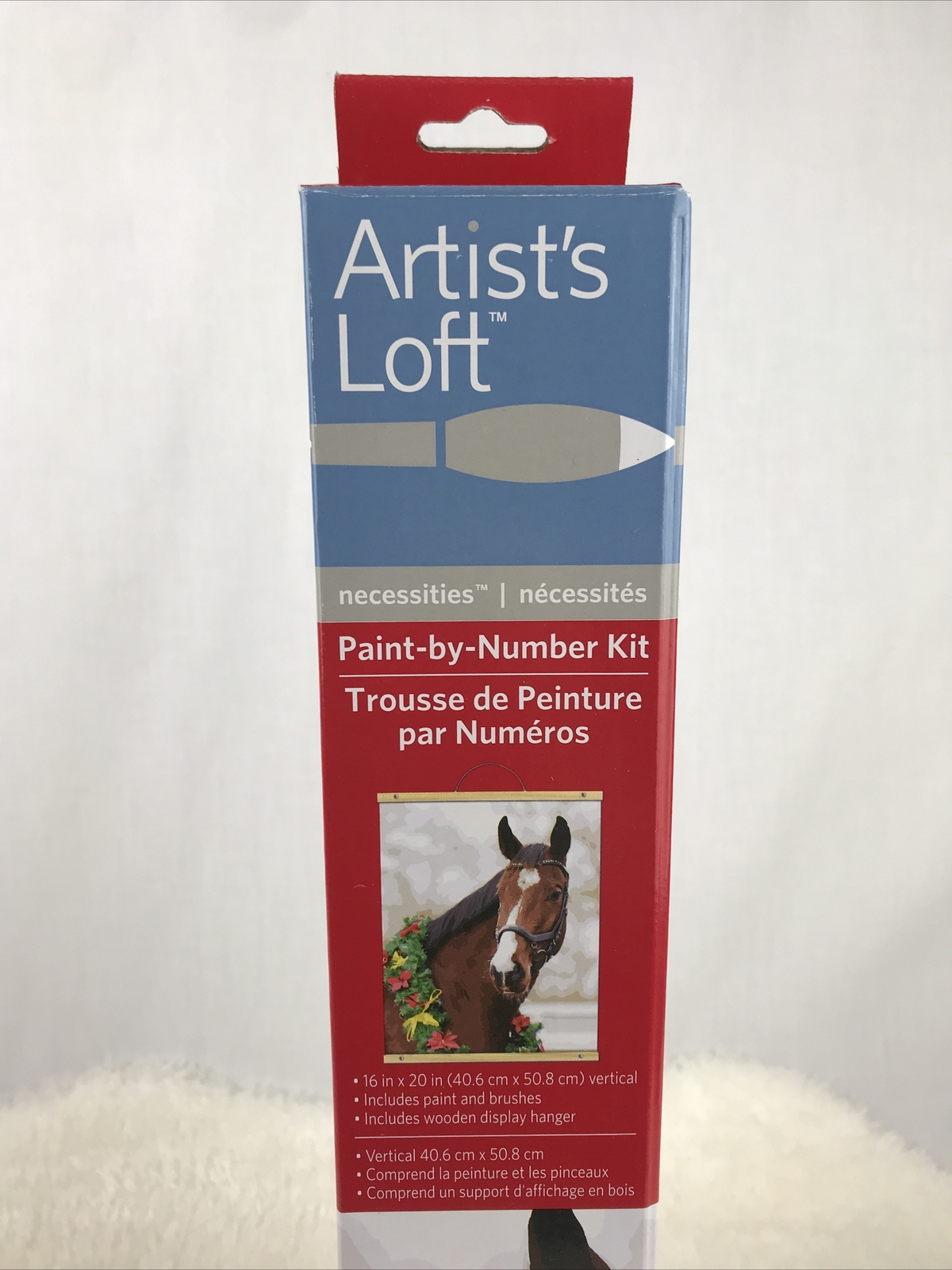 Artist's Loft Paint by Number Kit Horse w/Christmas Wreath 16"x 20" 48 ...