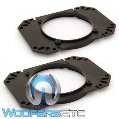 4"x6" TO 4" COMPONENT MIDS COAXIAL SPEAKERS SPACER ADAPTERS THICK ABS ...