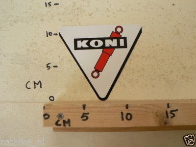 STICKER,DECAL KONI SHOCK ABSORBERS MX MOTO CROSS CAR 11 CM | eBay