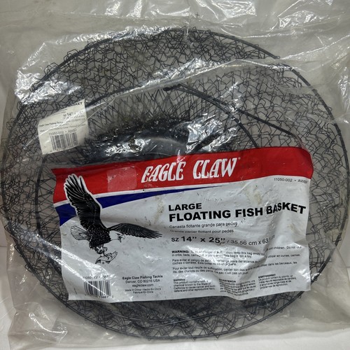 Eagle Claw 11050-002 Fish Basket Floating Large 14 X 25 for sale online ...