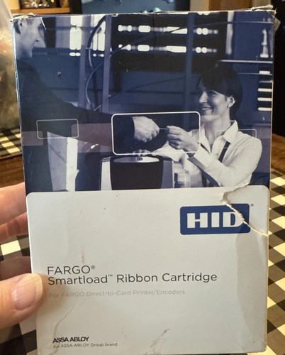 HID Fargo DTC1000 Color Ribbon Imprint Cartridge Card Printer Cartridge ...