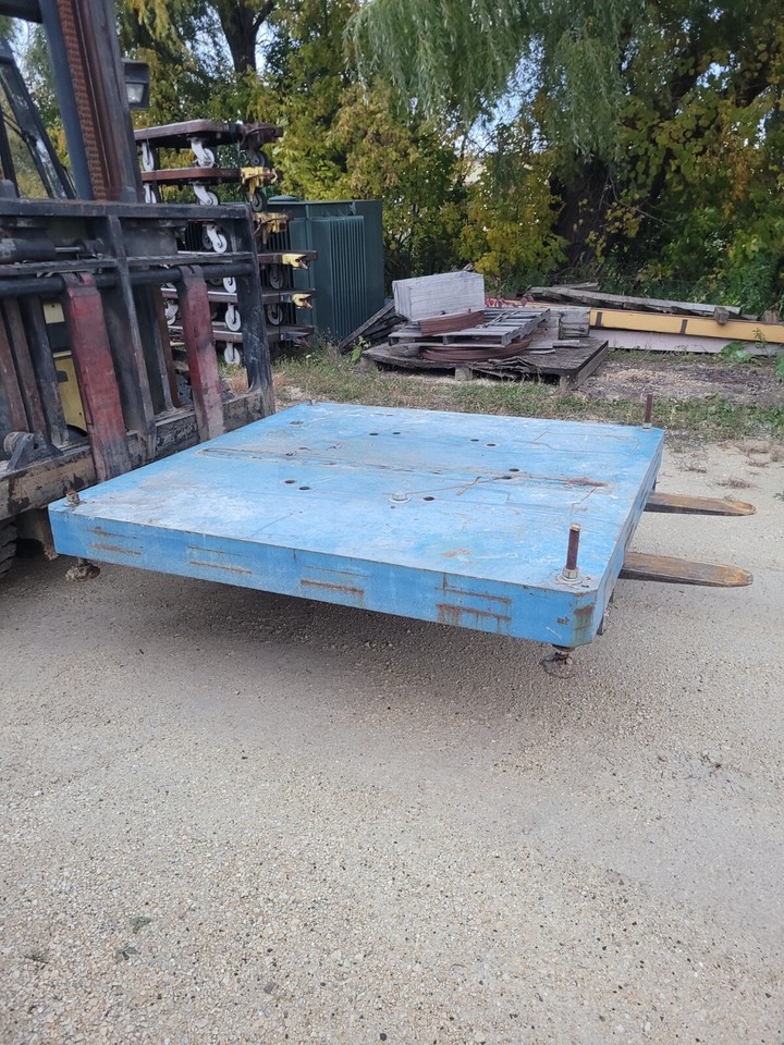 6' x 6' Portable Solid Steel Base Plate - Approx 8000 lbs - Portable ...