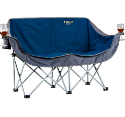 OZtrail Double Moon Chair Outdoors Camping Cup Holders Compact Portable ...