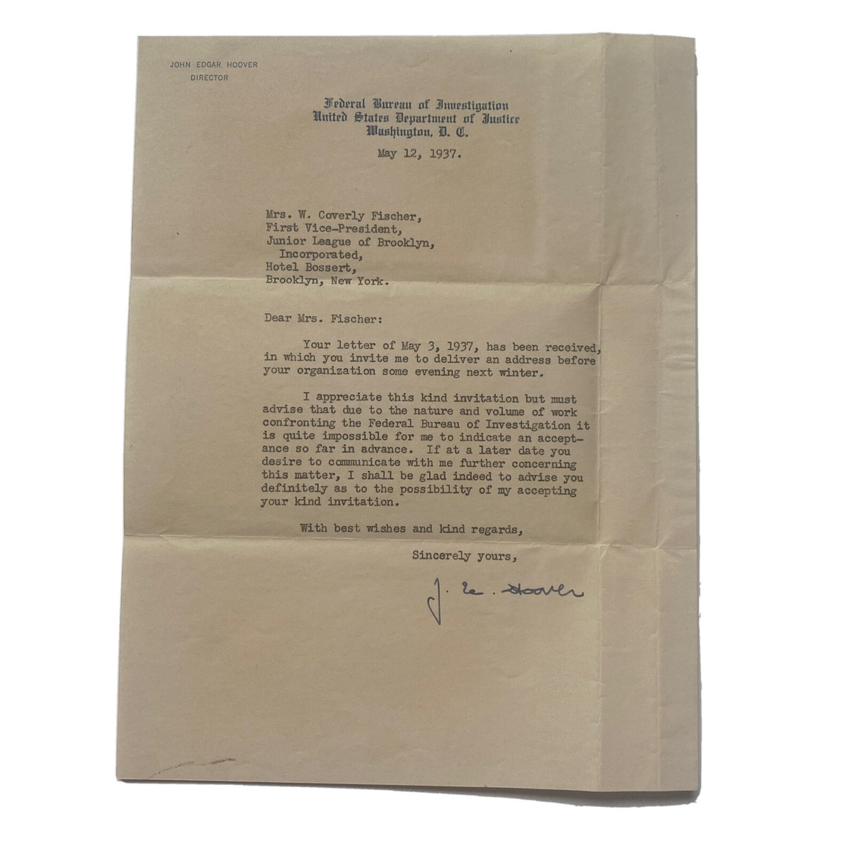 Fbi Letter