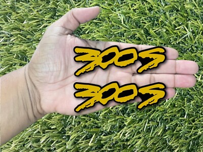300 S Drip Car Emblem Badges Custom New Racing Aggressive Yellow on ...