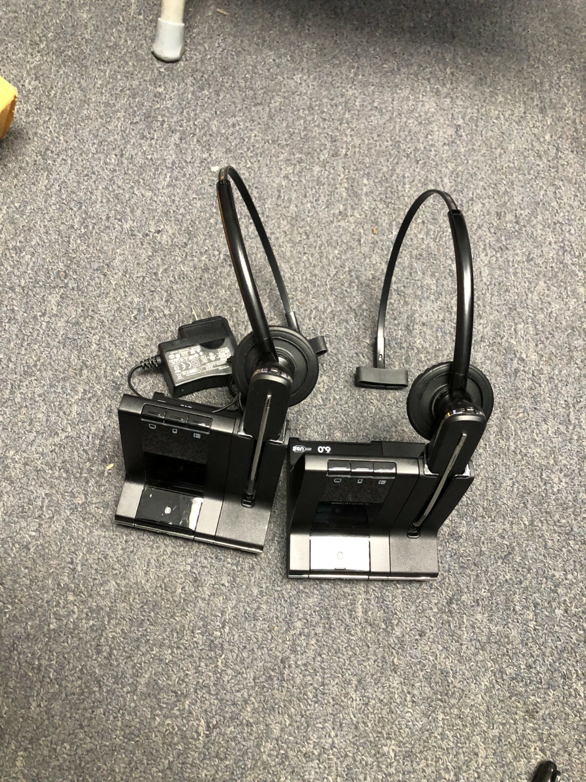 2 x Plantronics WO2 Headset System 17229139695| eBay