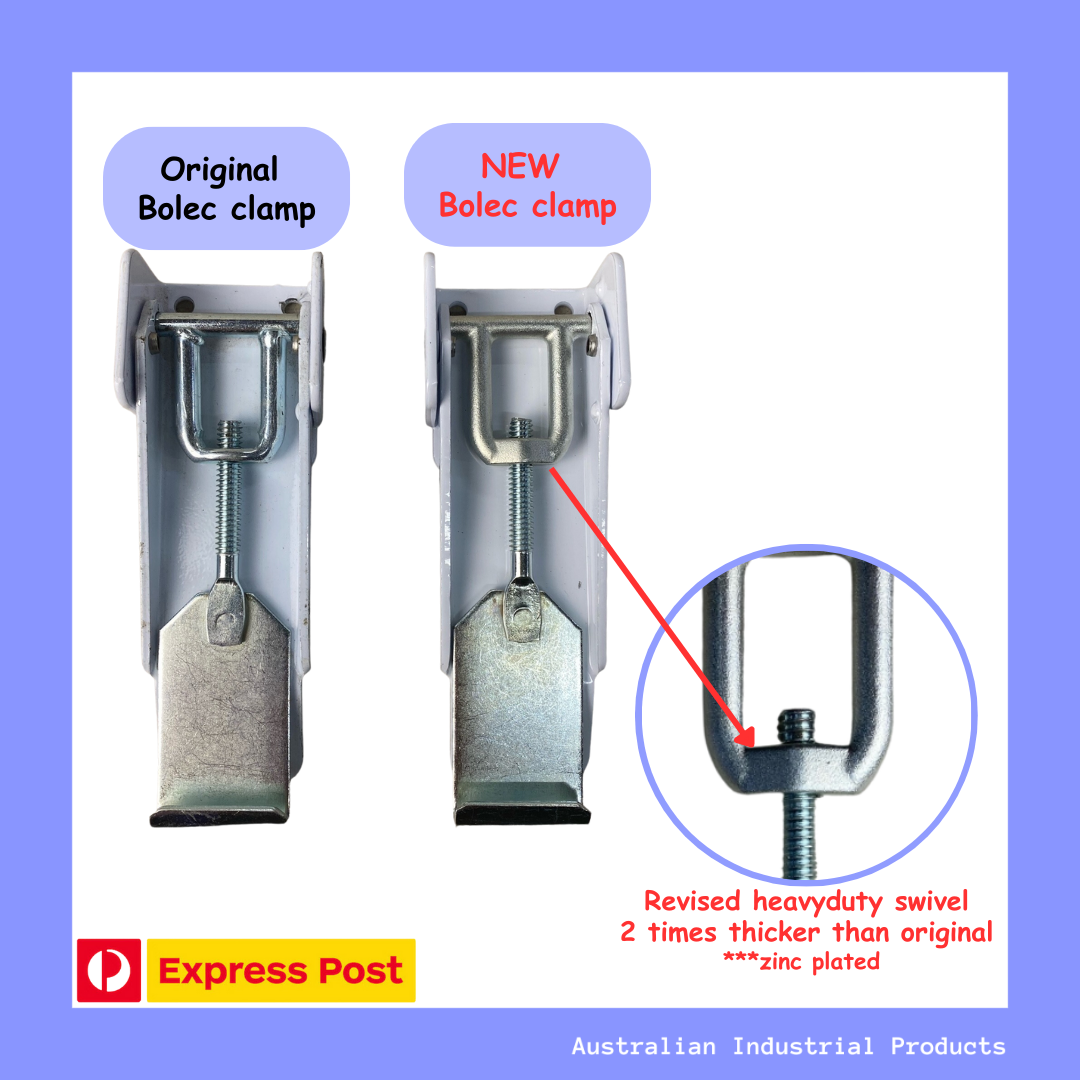 4x BOLEC Roof Clamp Pop Top Caravan Camper Toggle Jayco Expanda J Hook ...