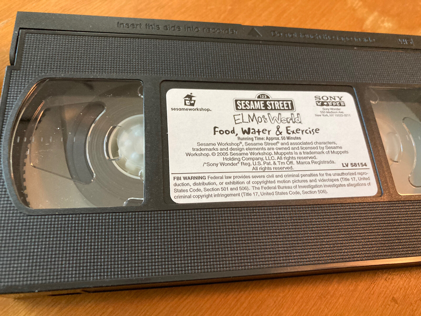 Rare VHS Sesame Street Elmos World Food | Grelly USA