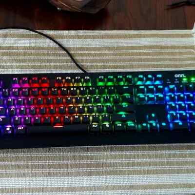 Onn RGB Mechanical Gaming Keyboard | eBay