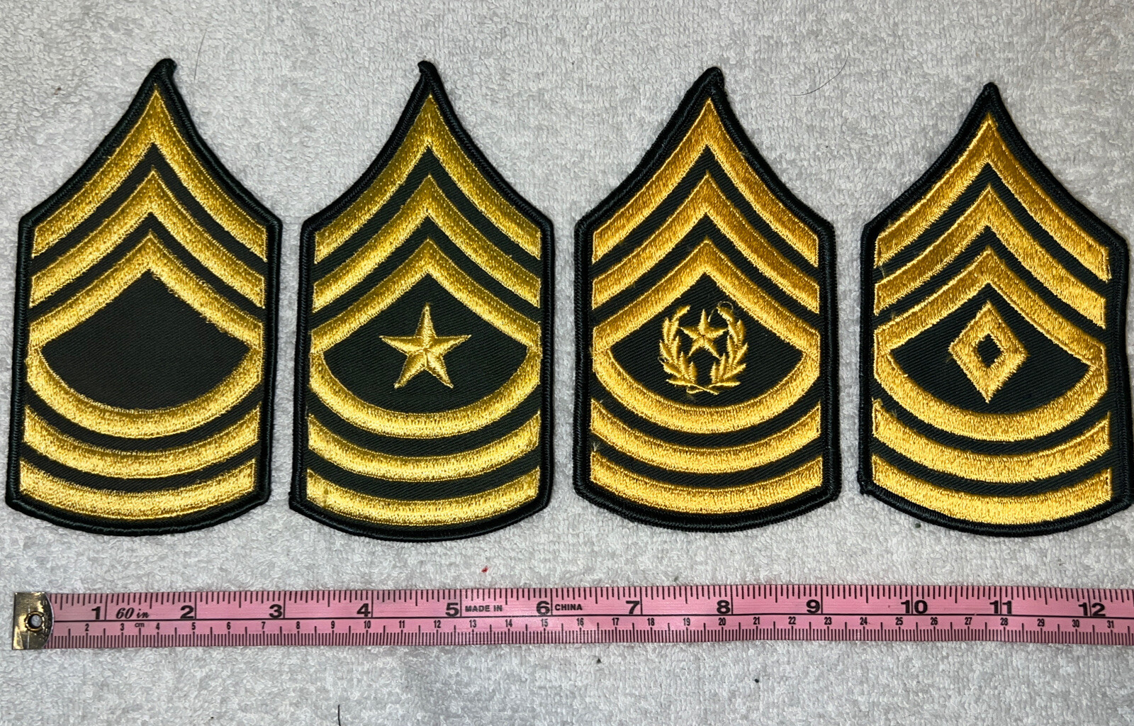 Viet Nam Era U.S. Army Military Chevrons -sergeants Lot Of 4 | eBay