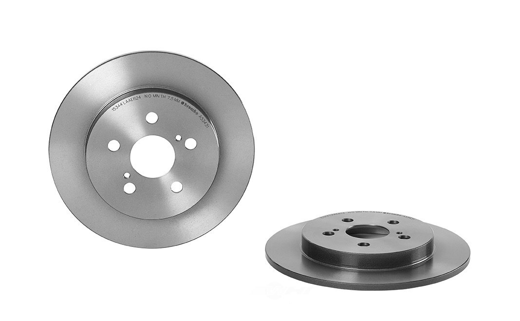Disc Brake Rotor-Premium UV Coated OE Equivalent Rotor Brembo 08.A534 ...