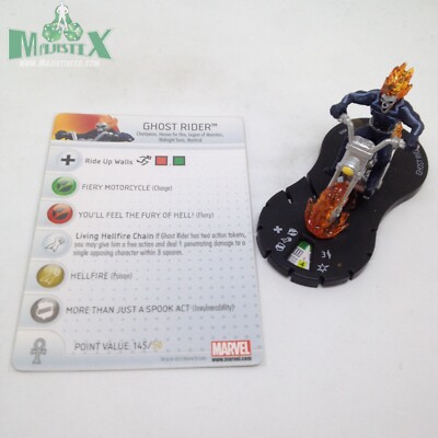 Heroclix - Ghost Rider 046 - Amazing Spider-Man - Super Rare W/ Card | eBay