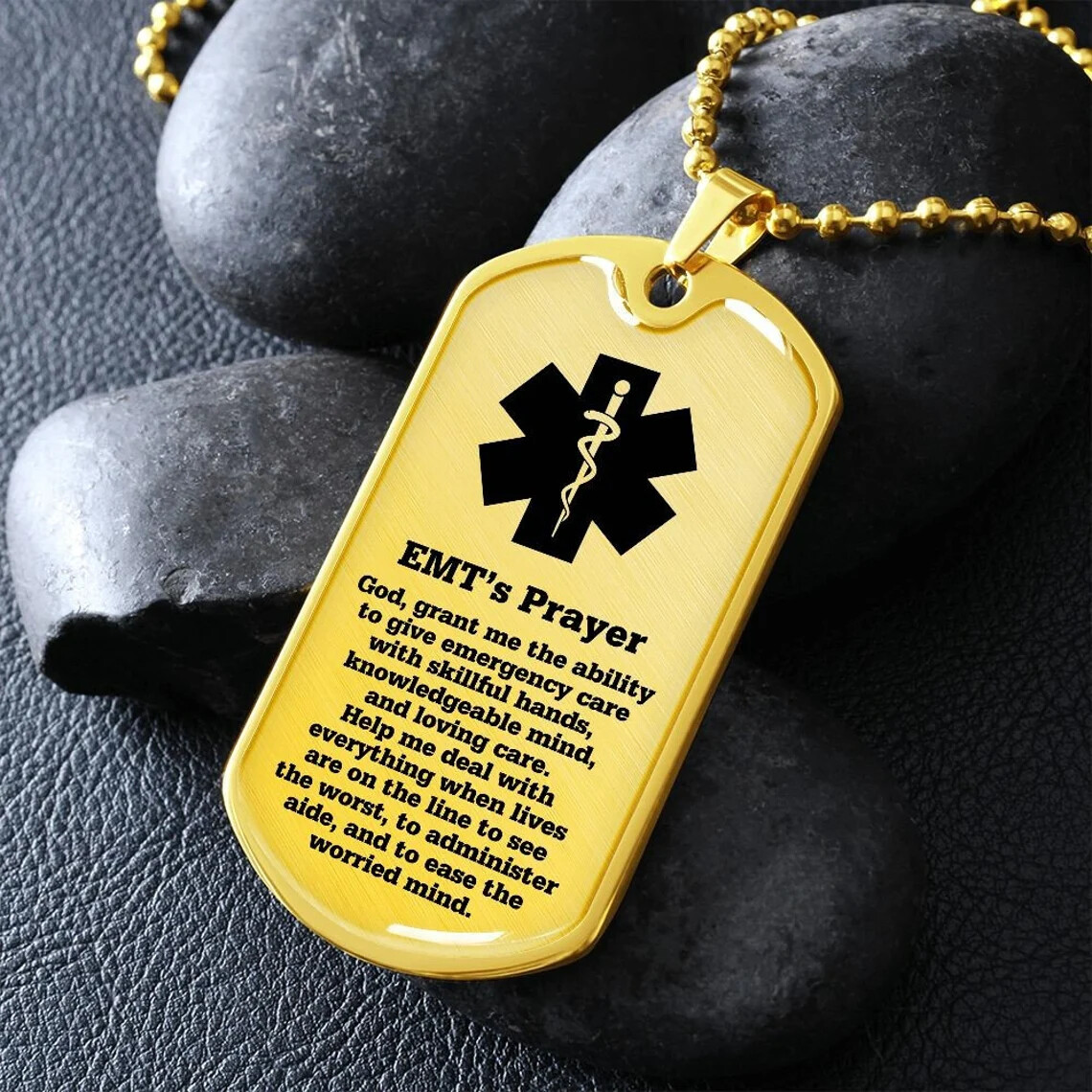 Emt Prayer Dog Tags