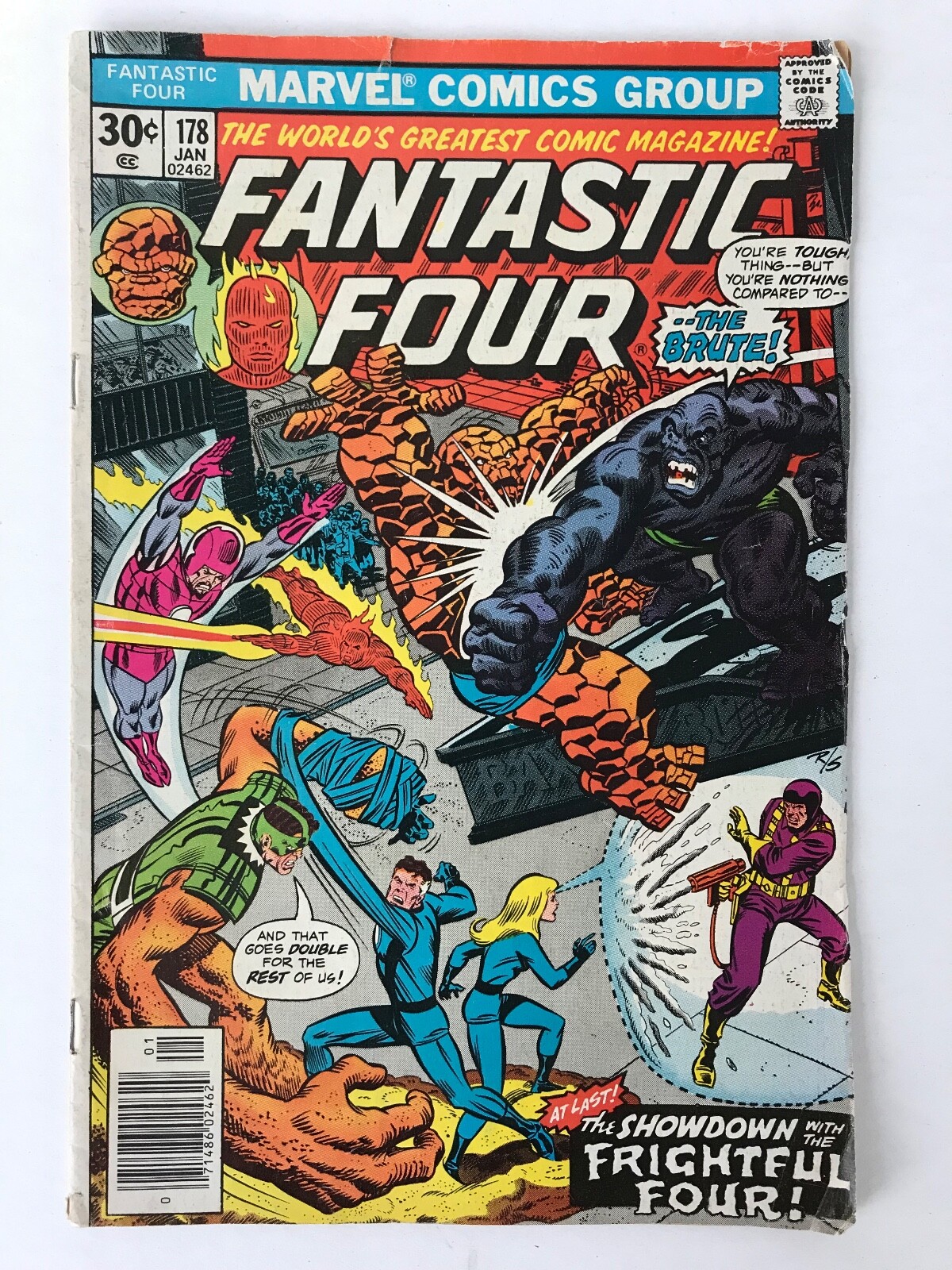 Marvel Fantastic Four - Volume 1 #178 - Call My Killer .. The Brute! | eBay
