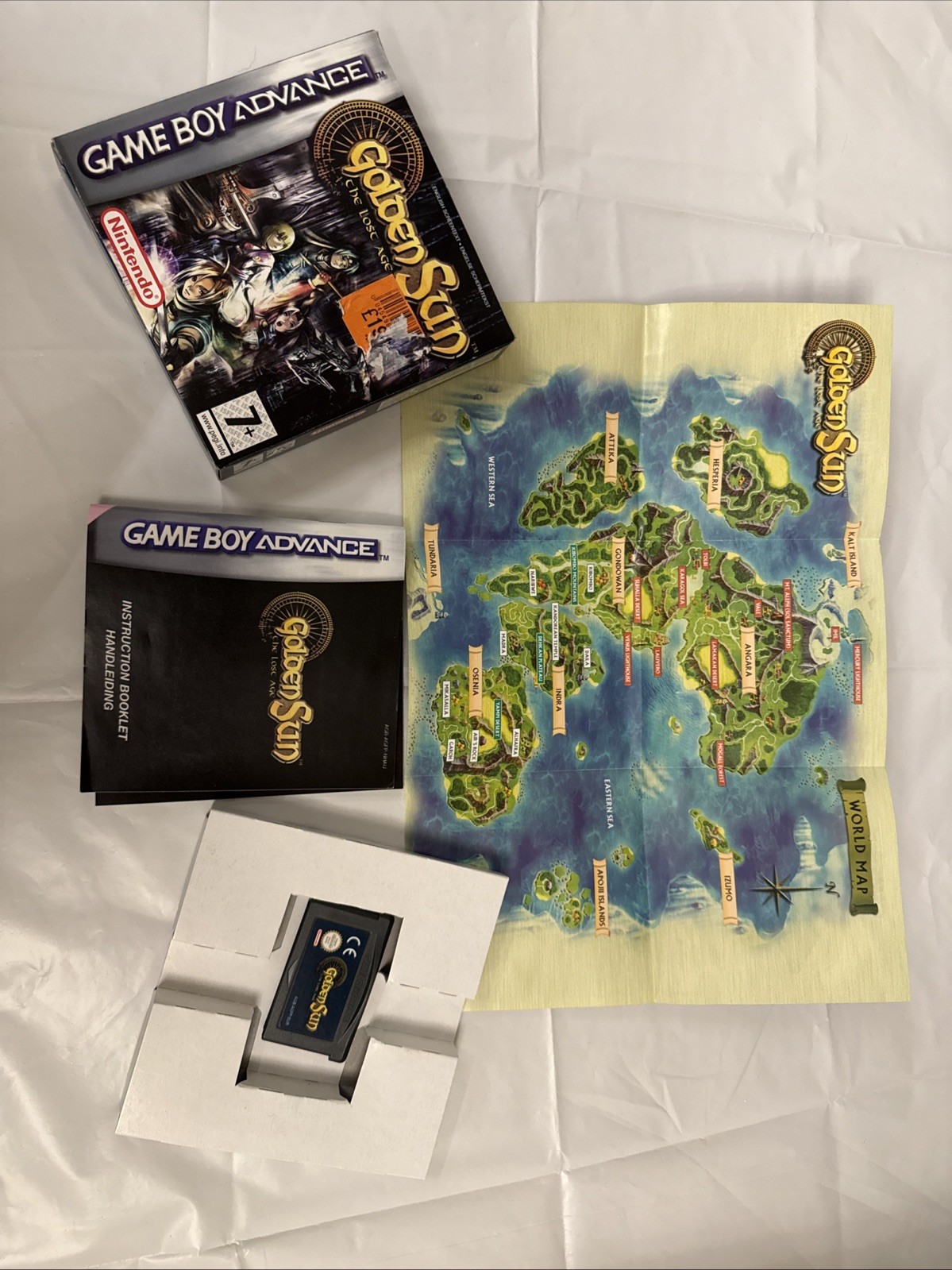 Golden Sun: The Lost Age - Game Boy Advance - Boxed and Rare Map Wow ...
