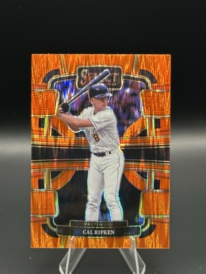 2024 Select Baseball Cal Ripken Jr Concourse Orange Flash Prizm Orioles ...
