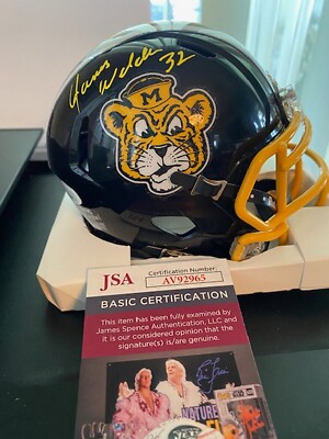 JAMES WILDER MIZZOU SAILOR TIGERS SIGNED MINI HELMET JSA | eBay