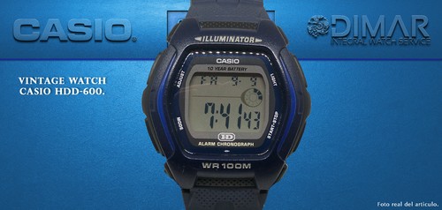 Vintage Casio HDD-600. HD, Illuminator QW-2889. Jahr 2004. | eBay.de