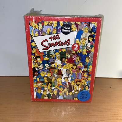 The Simpsons Trivia Game # 2 New & Factory Sealed Box! | eBay