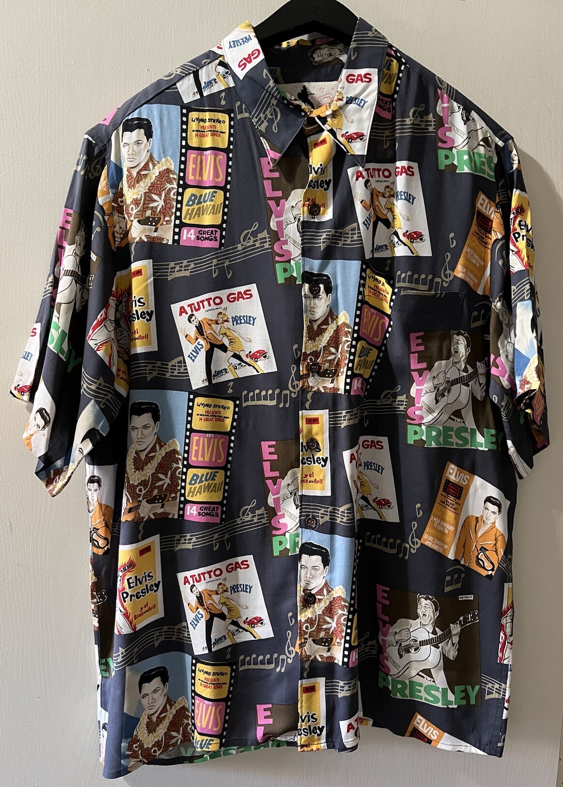 Vintage Reyn Spooner Elvis Presley Hawaiian Shirt • S… - Gem