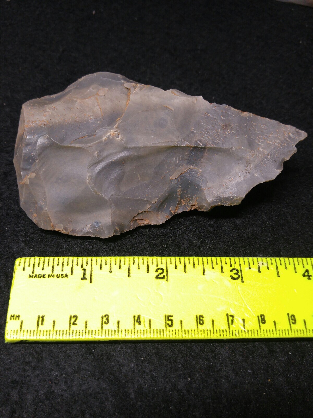 Native American Indian Flint War Club/ Scraper Artifact #T207 | eBay