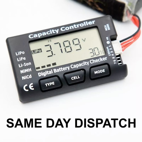 LiPo Lipo Battery Checker Capacity Voltage Tester Meter LiFe Li-ion ...