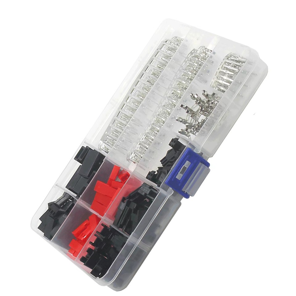 105Pcs Servo Plug Male Female JST JR Connector Crimp Pin Wire for RC ...