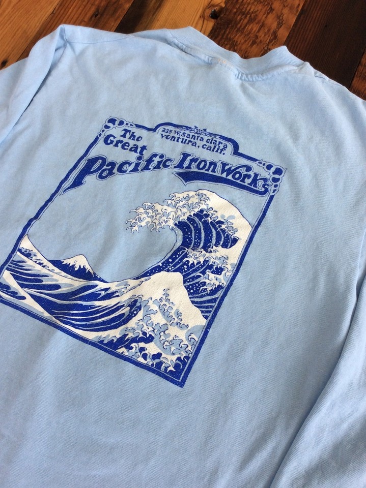 Rare Vintage Patagonia 70s The Great Pacific Iron Works T-shirt Stedman ...