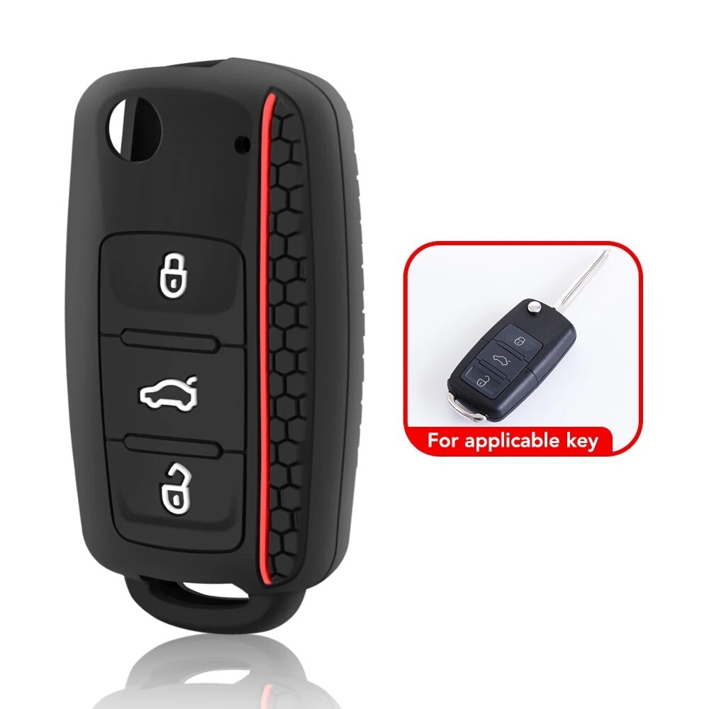 Fit VW Golf GTI Jetta Passat Tiguan Amarok 3 Button Remote Key Fob ...