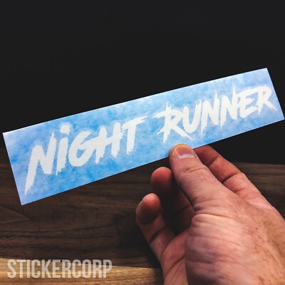 Night Runner JDM Vinyl Decal Sticker - Pick Your Color - Durable ...