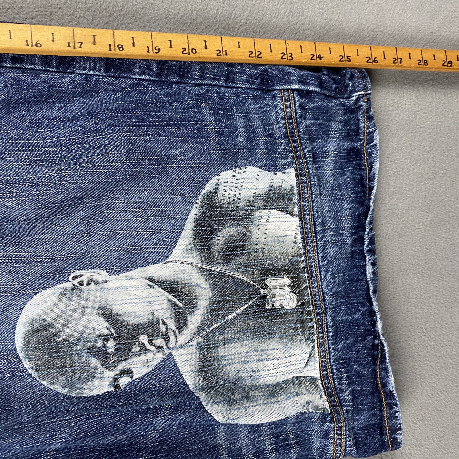 VIntage Makaveli Jeans Men’s 40 Tupac 2pac Blue Denim… - Gem