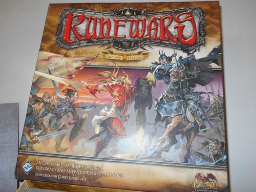 RuneWars 2012 Revised Edition Fantasy Flight Board Game unpunched and ...