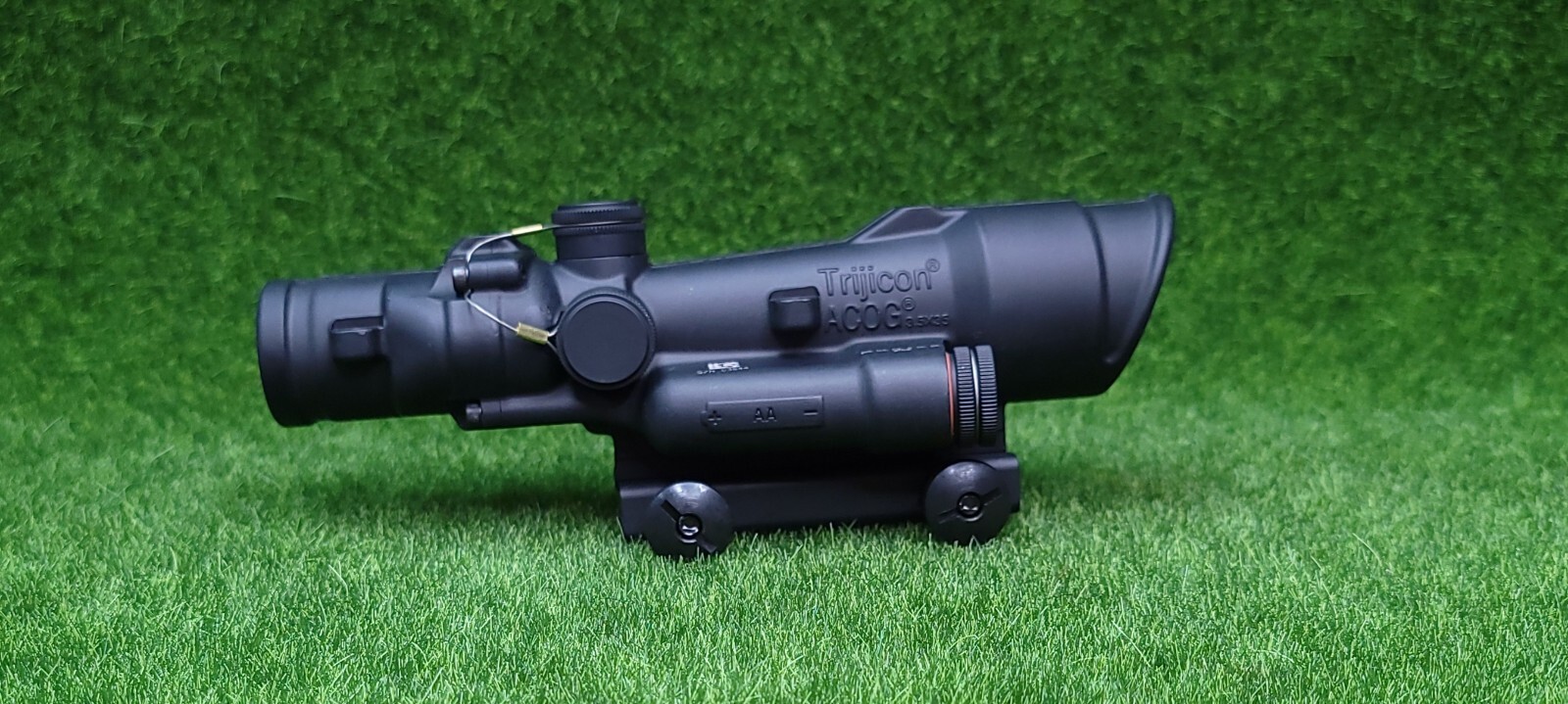 Trijicon ACOG 3.5x35 Scope Green LED Green Horseshoe .308 w Mount TA110 ...
