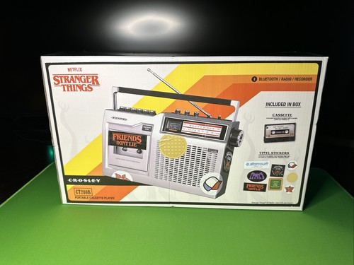 Stranger Things Crosley CT200B Cassette Bluetooth Radio In Box | eBay