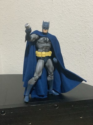 Custom Batman Mafex Hush Drape Cloth Wired Cape 1/12 Dc Multiverse NOT ...