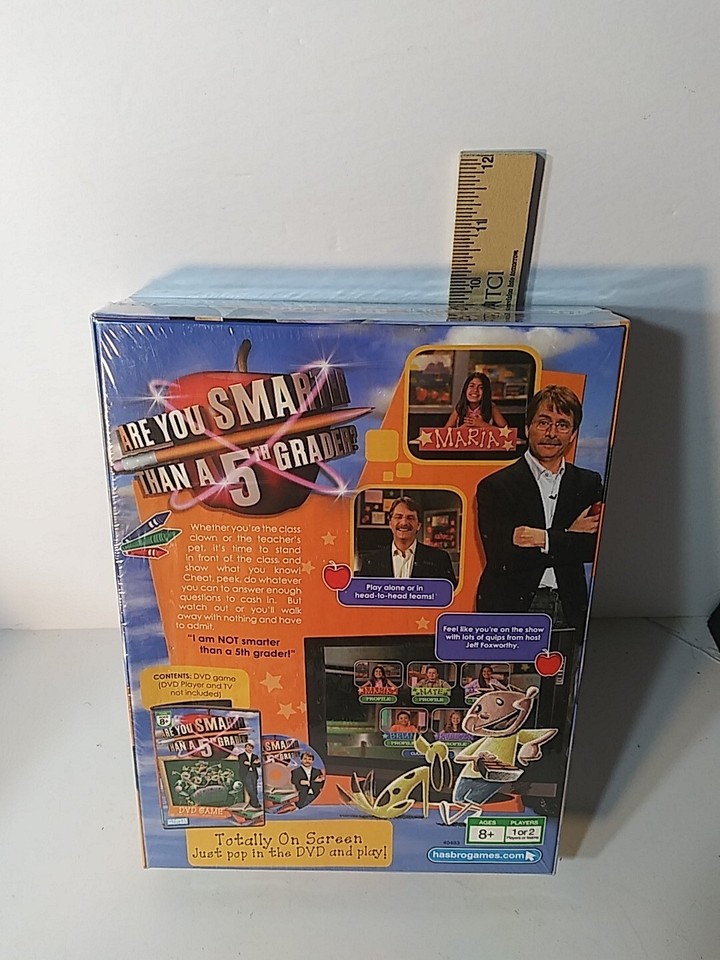 Hasbro Are You Smarter Than A 5th Grader? DVD Game..Sealed | eBay