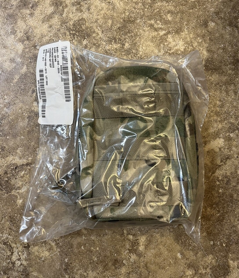 USGI Molle II Leaders Pocket Admin Pouch Set - GPS & Utility Insert OCP ...