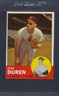1963 Topps #017 Ryne Duren Angels EX *2814 | eBay