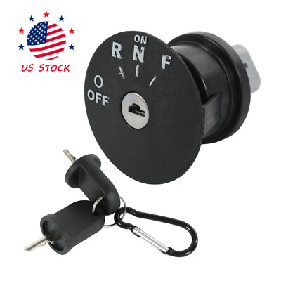 Ignition Key Switch & Keys 605637 609682 For 2008- EZ-GO RXV Electric ...
