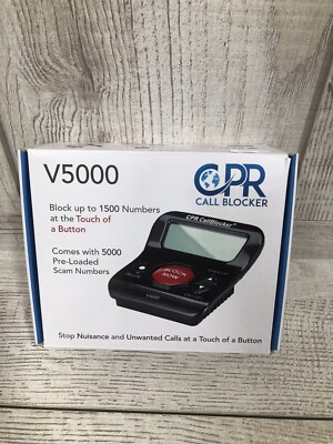CPR V5000 Call Blocker for Landline Phones - Block All Robocalls and ...