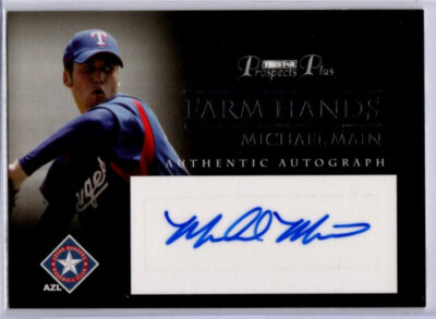 2007 Tristar Prospects Plus Baseball Farm Hands Michael Main ROOKIE ...