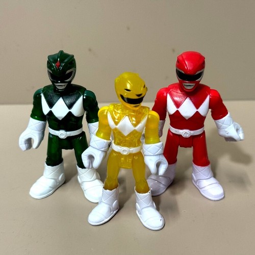 4pcs Fisher Imaginext Power Ranger Red Yellow Green Ranger Rita Repulsa ...