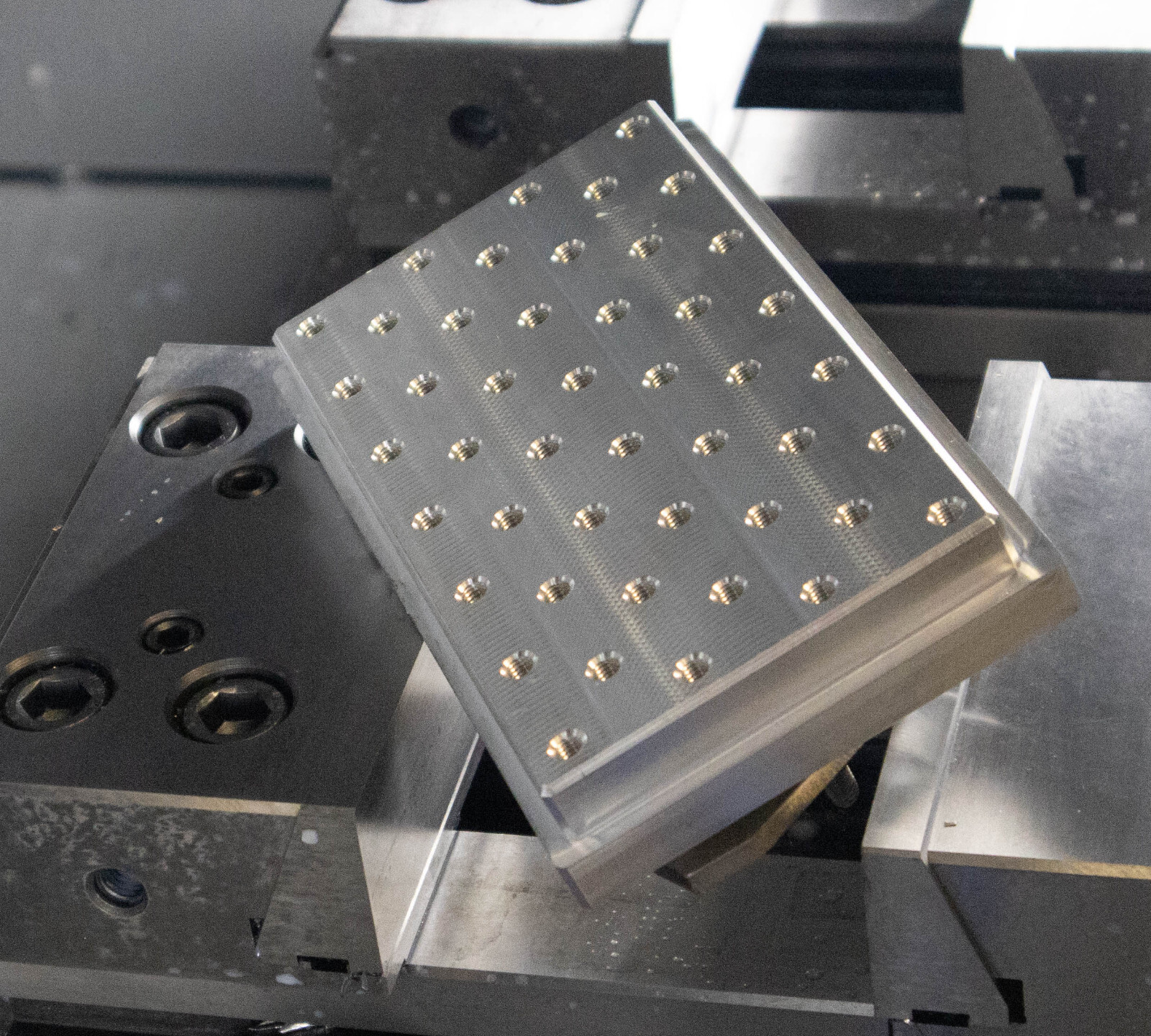 Mini vice pallet, fixture pallet, milling machine, pillar drill ...