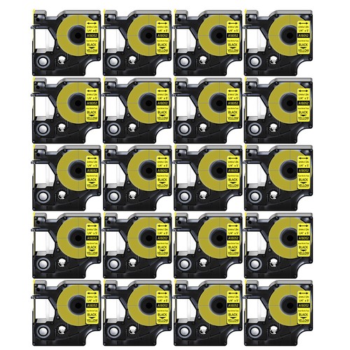 20PK Heat Shrink Tube Wire Label Cartridge 18052 For Dymo RHINO 5200 ...