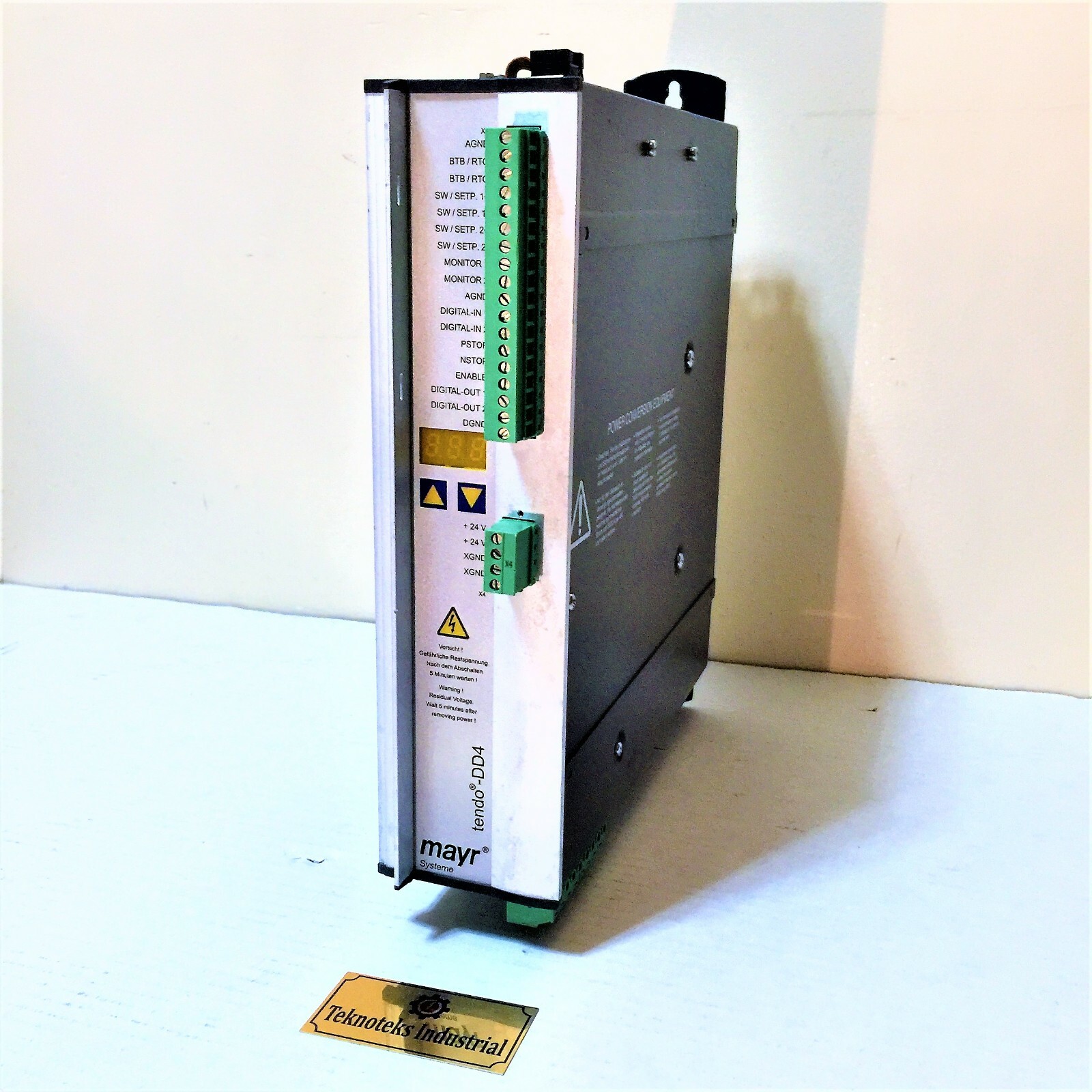 MAYR SYSTEME TENDO-DD4 01/047.112.2/230-480V / 4105413 / 3PH 1kVA SERVO ...