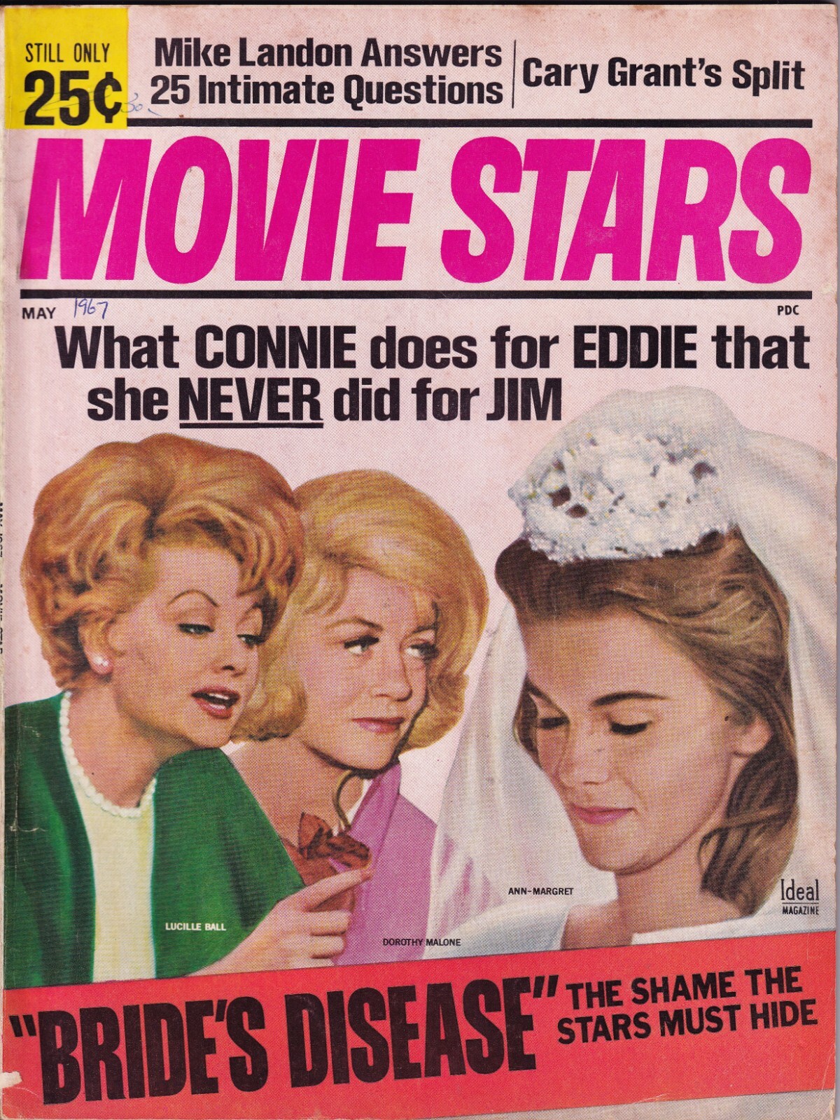 Movie Stars magazine-May 1967,Mike Landon, Monkees, Kathy Lennon, David ...