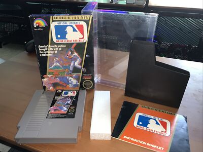 Major League Baseball NES Nintendo Complete CIB Original Authentic ...