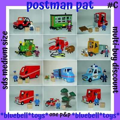 Postman Pat Toys SDS Medium Size Cars Trains Vehicles Figures Multi ...