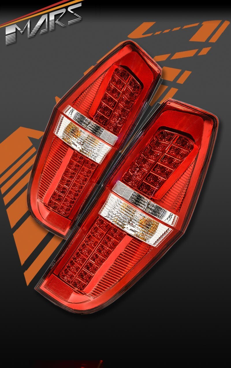 Clear Red 3D LED Stripe Bar Tail Lights for Hyundai iLoad & iMax Van ...